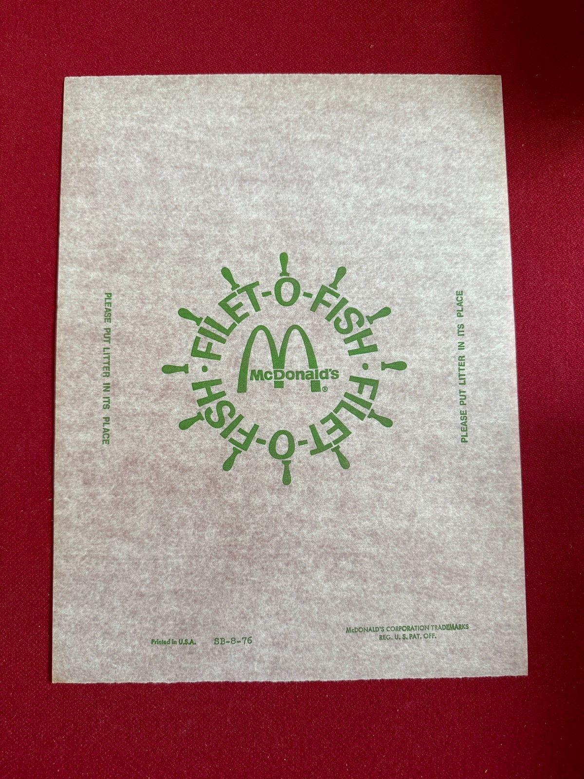 1976, McDonald's, 