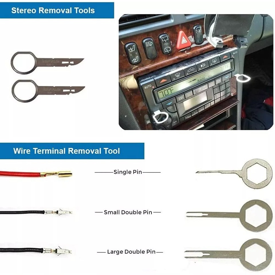 31Pcs Plastic Car Door Panel Trim Removal Tool Kit Audio Radio Pry ...