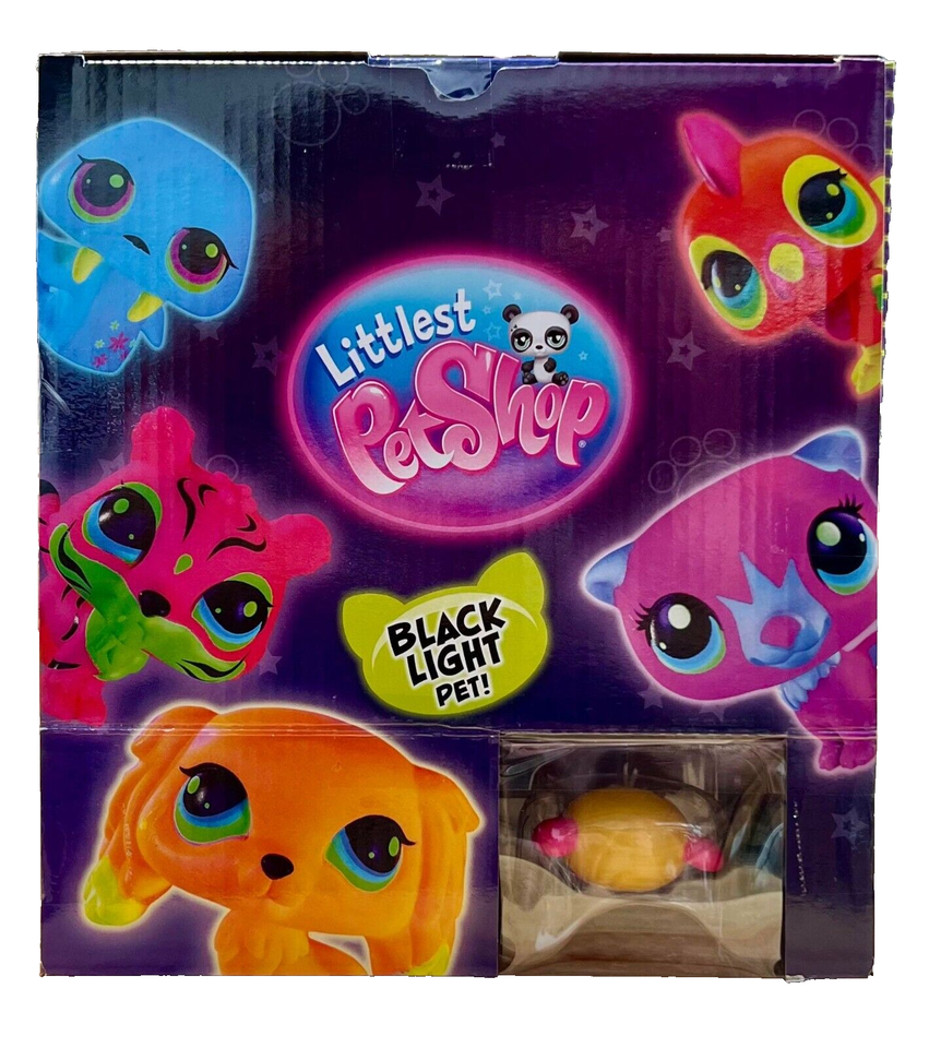 LITTLEST PET SHOP BLACK LIGHT EXCLUSIVE UNRELEASED OFFICIAL BLIND BOX ...