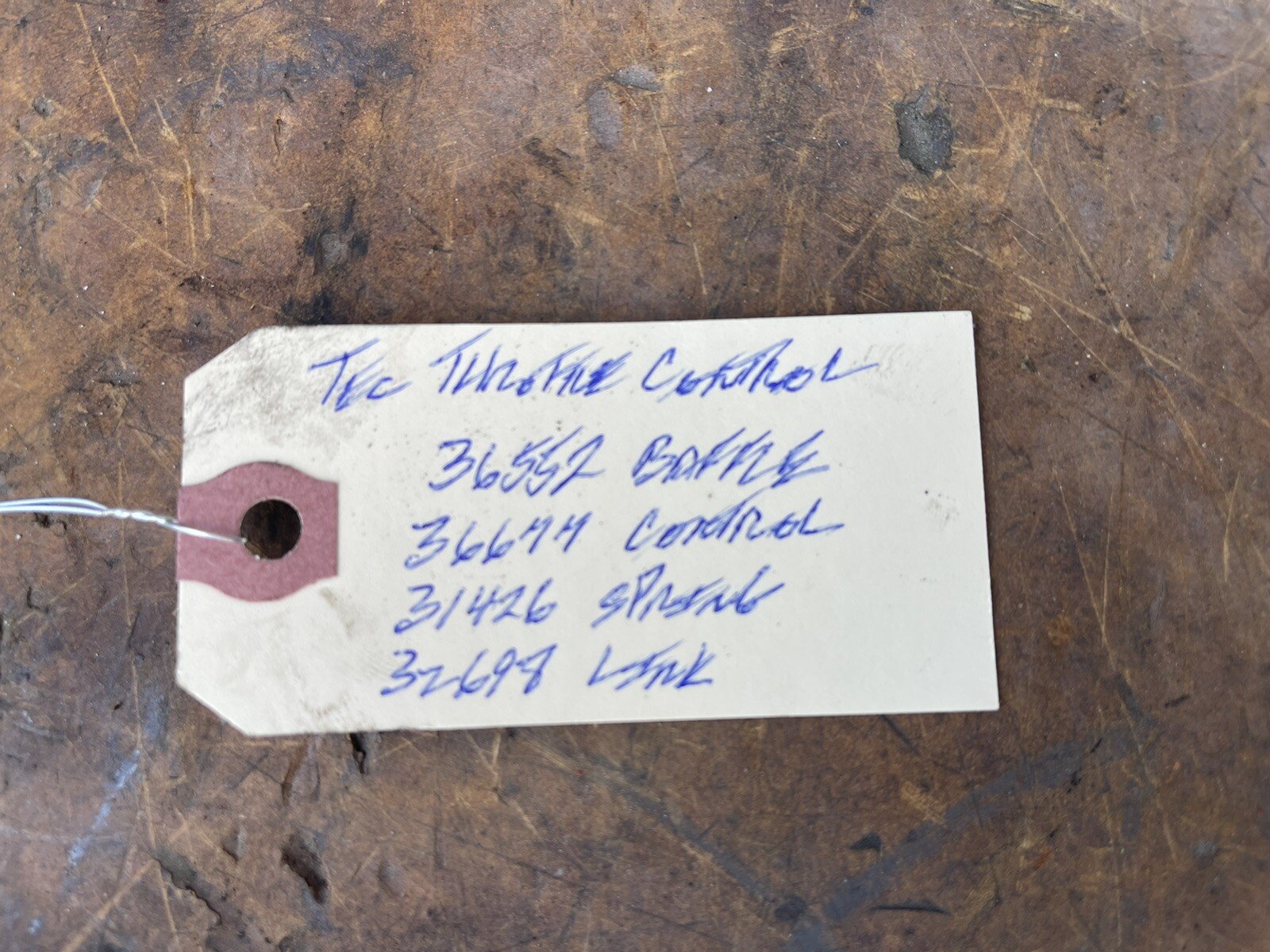 TECUMSEH SNOW BLOWER SPEED THROTTLE CONTROL BRACKET 36677 36552 31426 ...