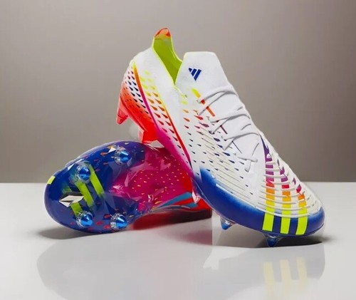 Adidas Predator Edge 1 PRO SG Al Rihla White Red Multi Soccer Cleats ...