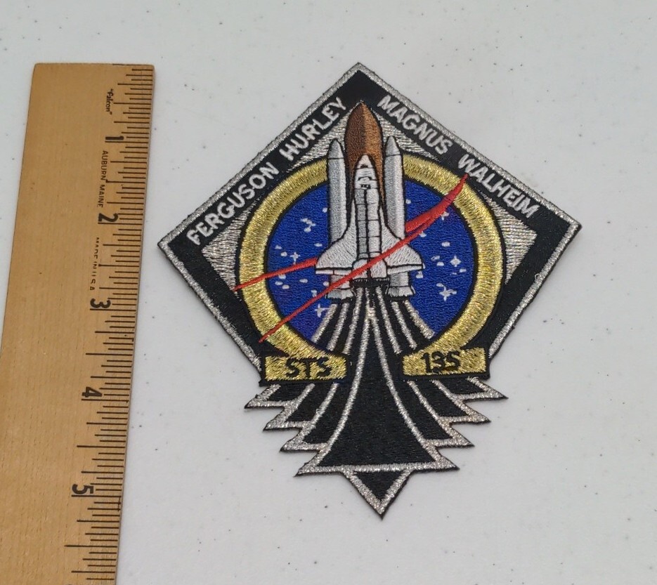 Ferguson Hurley Magnus Walheim STS 135 NASA Patch Space Shuttle BTD8 | eBay
