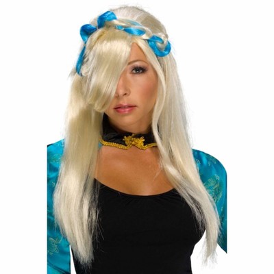 Asian New Rave Cyber Cosplay Ninja Japanese Warior Women Costume Wig ...