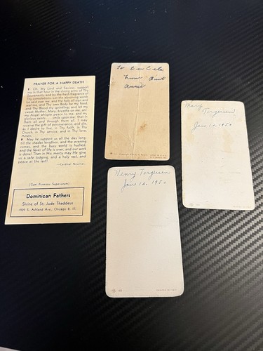 Lot of 4 Catholic Ephemera Prayer Booklets Cards 1950s Italy USA | eBay