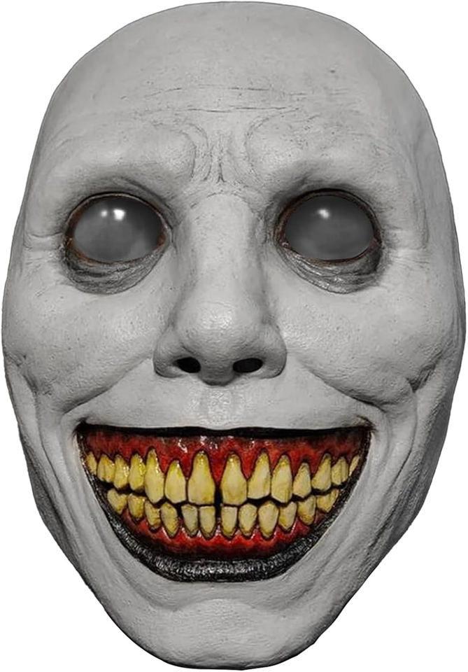 Scary Halloween Mask - Realistic Natural Latex Creepy Horror Mask with ...