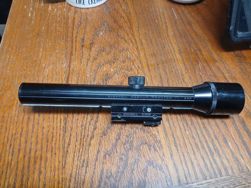 BUSHNELL MAGNUM PHANTOM 2.5X Handgun SCOPE 20mm Crosshair Retical w ...