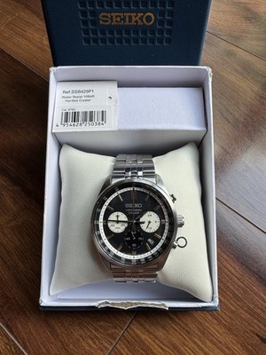 Seiko SSB429 Chronograph 10 Bar Tachymeter Essentials Watch 8T63-00W0 ...