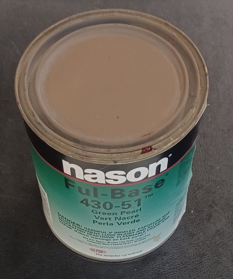 Nason Ful-Base 430-51 Green Pearl Paint 1 Quart NOS New | eBay