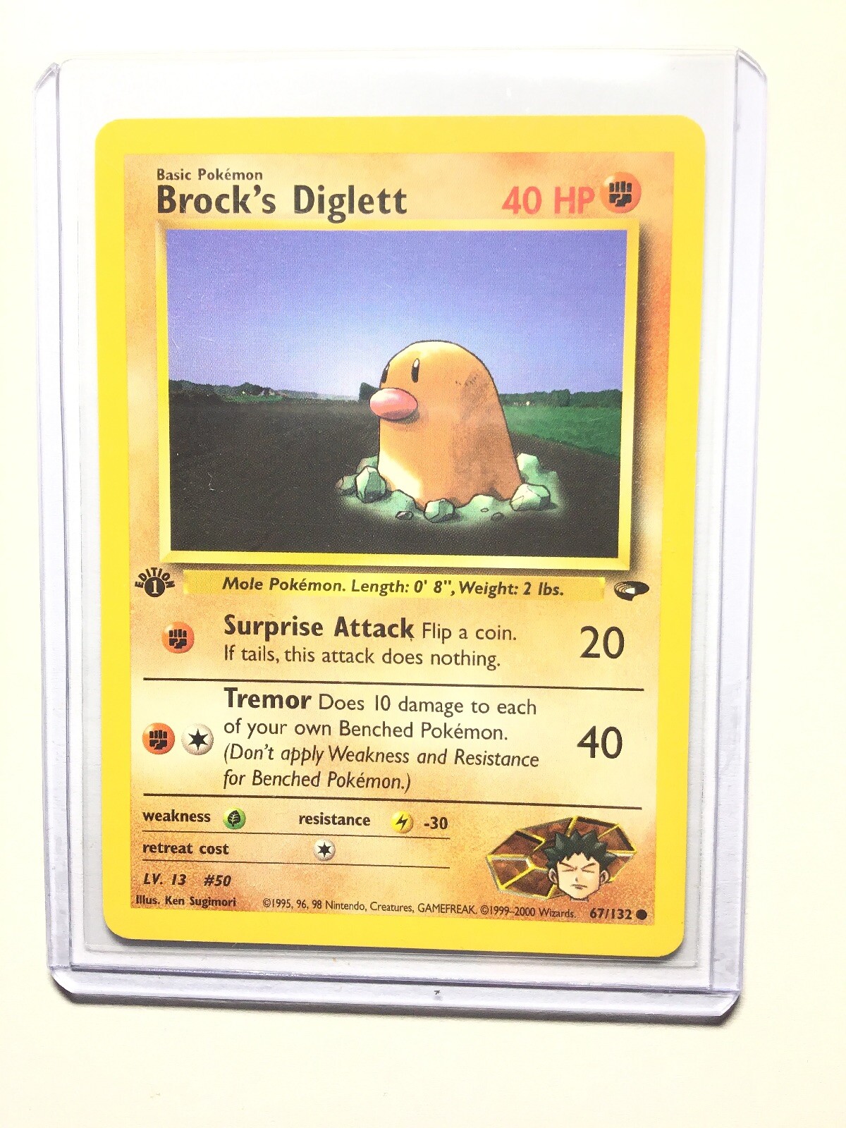 BROCK’S DIGLETT - 1st Edition Gym Challenge - 67/132 - Common - Pokemon ...