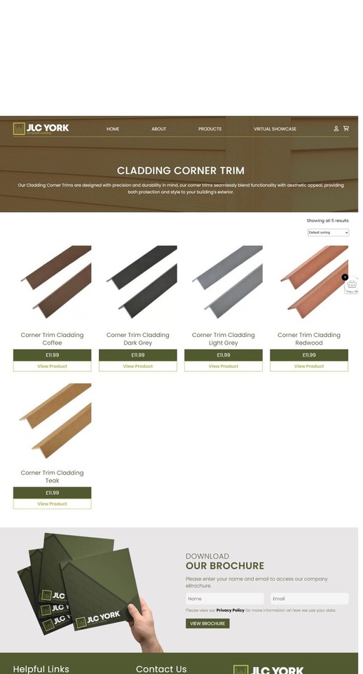 Composite cladding boards 3m length dark grey charcoal dorma ...