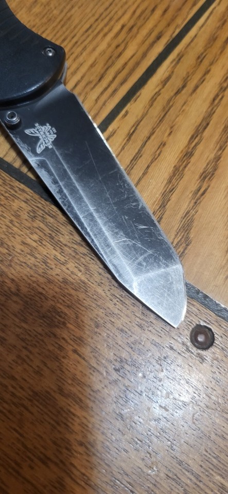 Benchmade USA 583 Assisted Opening Folding Knife 154CM Osborne *BLUNTED ...