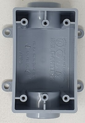 Cantex 5133464 3/4" Type FSC Weatherproof Box Non-Metallic Qty 10 | eBay