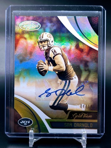 2018 Panini Certified Gold Team Signature Sam Darnold Auto RC #/10 | eBay