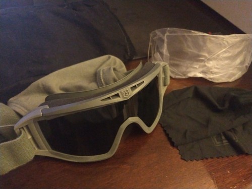 Revision Desert Locust Sand Wind Dust Goggles ACU Foliage Green Tinted ...