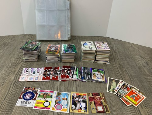Sports Card Lot (700+) NBA, NFL, MLB - Signature, Game Gear Etc ...