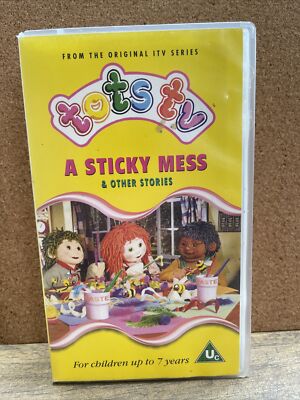 Tots TV A Sticky Mess & Other Stories VHS 1990s Children's TV Programme ...