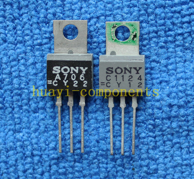 2pairs 2SA706/2SC1124 A706/C1124 SONY Transistor TO-202 | eBay