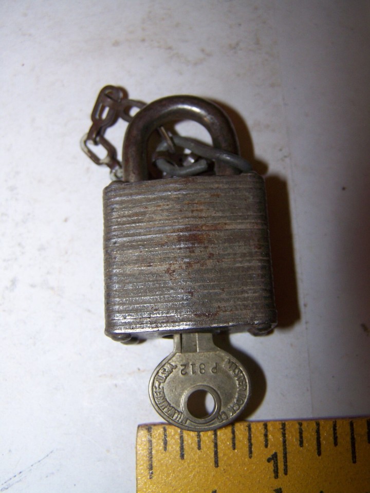 Vintage Master Lock Co # 5 with Lion Key | eBay