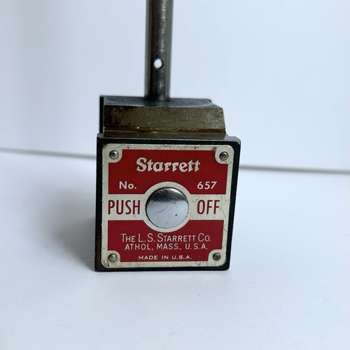 Starrett No. 657AA Magnetic Base Indicator Holder | eBay