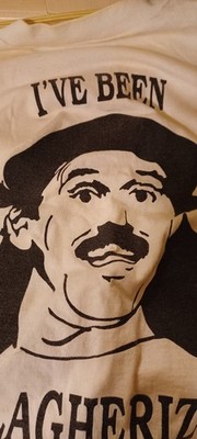 Comedian Ron Gallagher autographed shirt size large Rare Brother of Leo ...