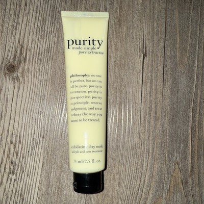 Philosophy Purity Pore Extractor Exfoliating Clay Pore Face Mask 2.5oz ...