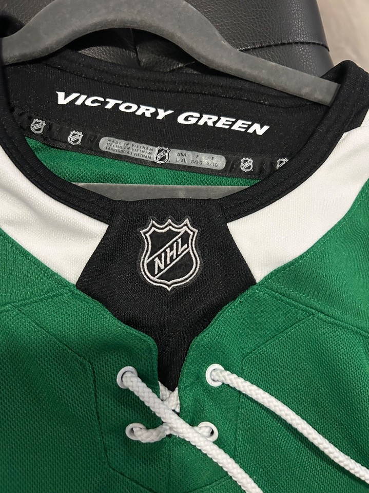 dallas stars tyler seguin hockey jersey victory green nhl youth l/xl ...