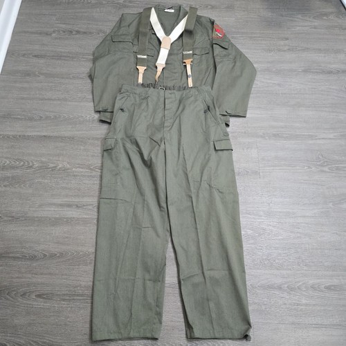 East German Kampfgruppen Uniform Military Pants Jacket & Suspenders K52 ...