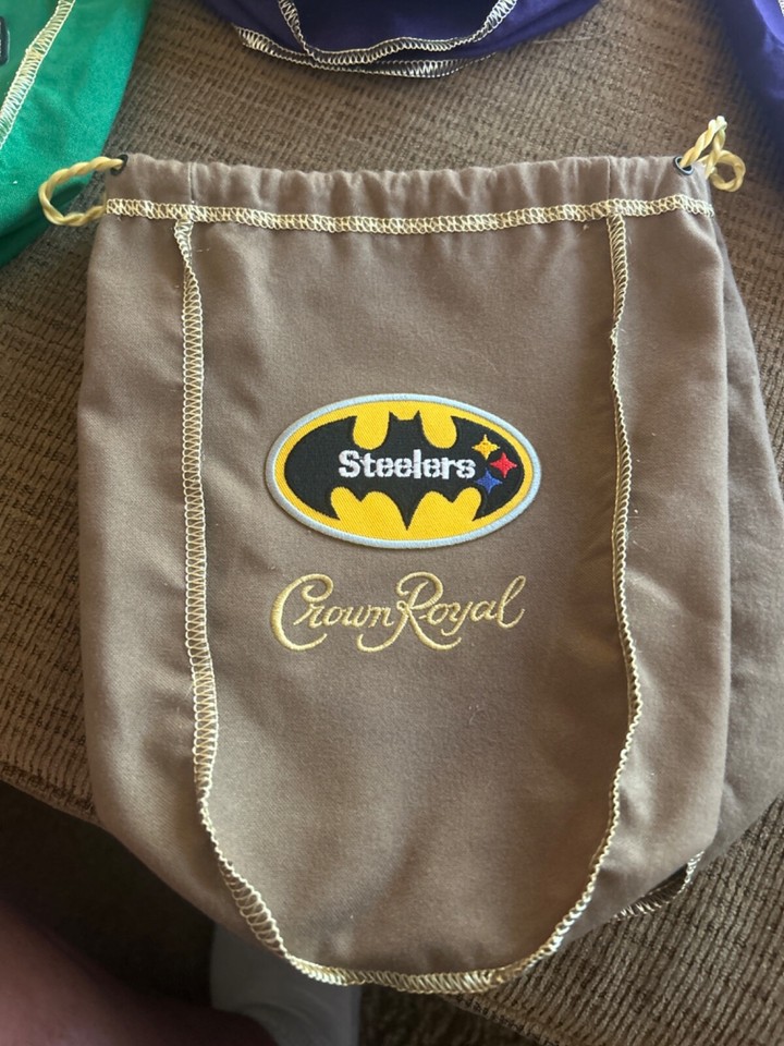 Pittsburgh Steelers handmade CROWN ROYAL BAG (mixed colors) | eBay