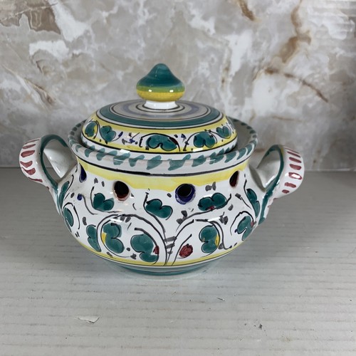 Italian Ceramic Garlic Keeper Deruta Italy | eBay