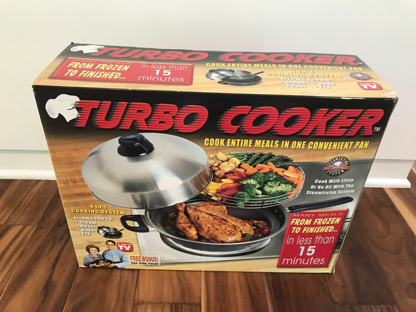 NEW In Box Turbo Cooker 4-in-1 Cooking System As Seen On TV w/ Chef ...