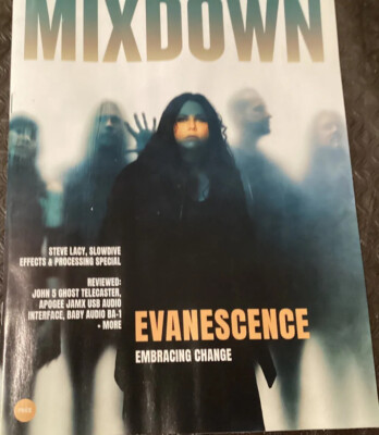 Mixdown Magazine Issue #326 April 2023 Features Evanescence | eBay