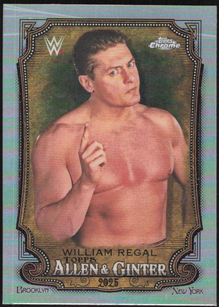2025 Topps Chrome WWE - Allen & Ginter William Regal #AG-WRL Refractor ...