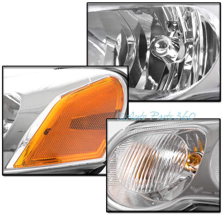 FOR 04-06 CHRYSLER SEBRING CONVERTIBLE/SEDAN CHROME HEADLIGHT W/BLUE ...
