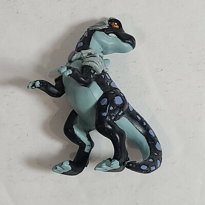 1999 Monster Rancher 1.75" Captain Black Dino Mini Figure T.C.D.T ...