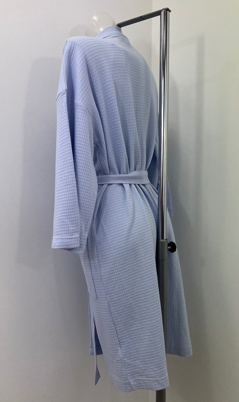 Ex Marks & Spencer Ladies Pure Cotton Waffle Dressing Gown In 5 Colours ...