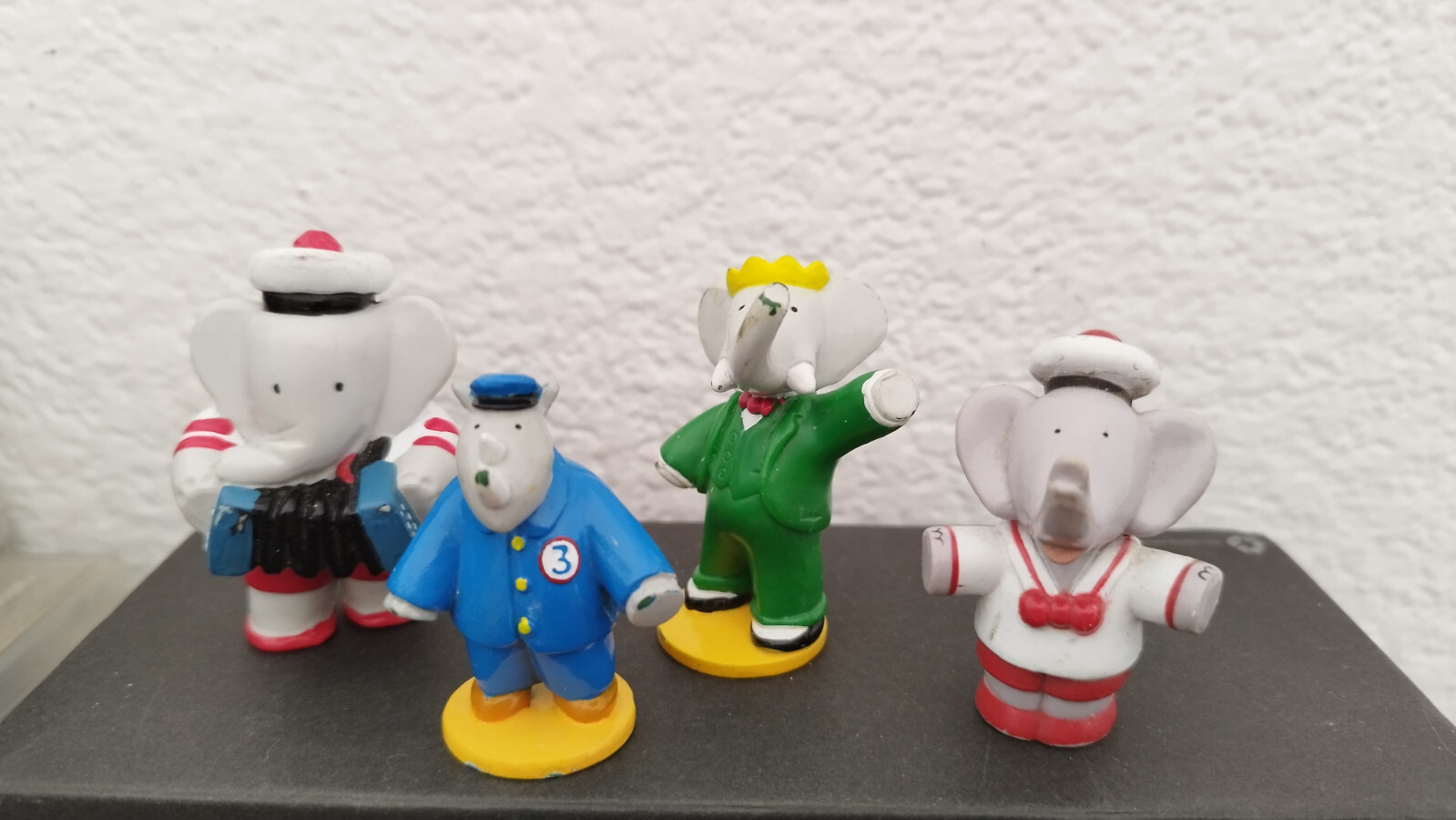 Lot Figurines éléphant babar Brunhoff nelvana plastoy 1996 2002 figure ...