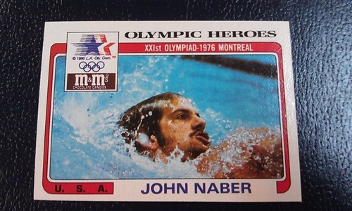 John Naber #29 200M Freestyle Swimming Gold 1983 M&M Olympics Olympic ...