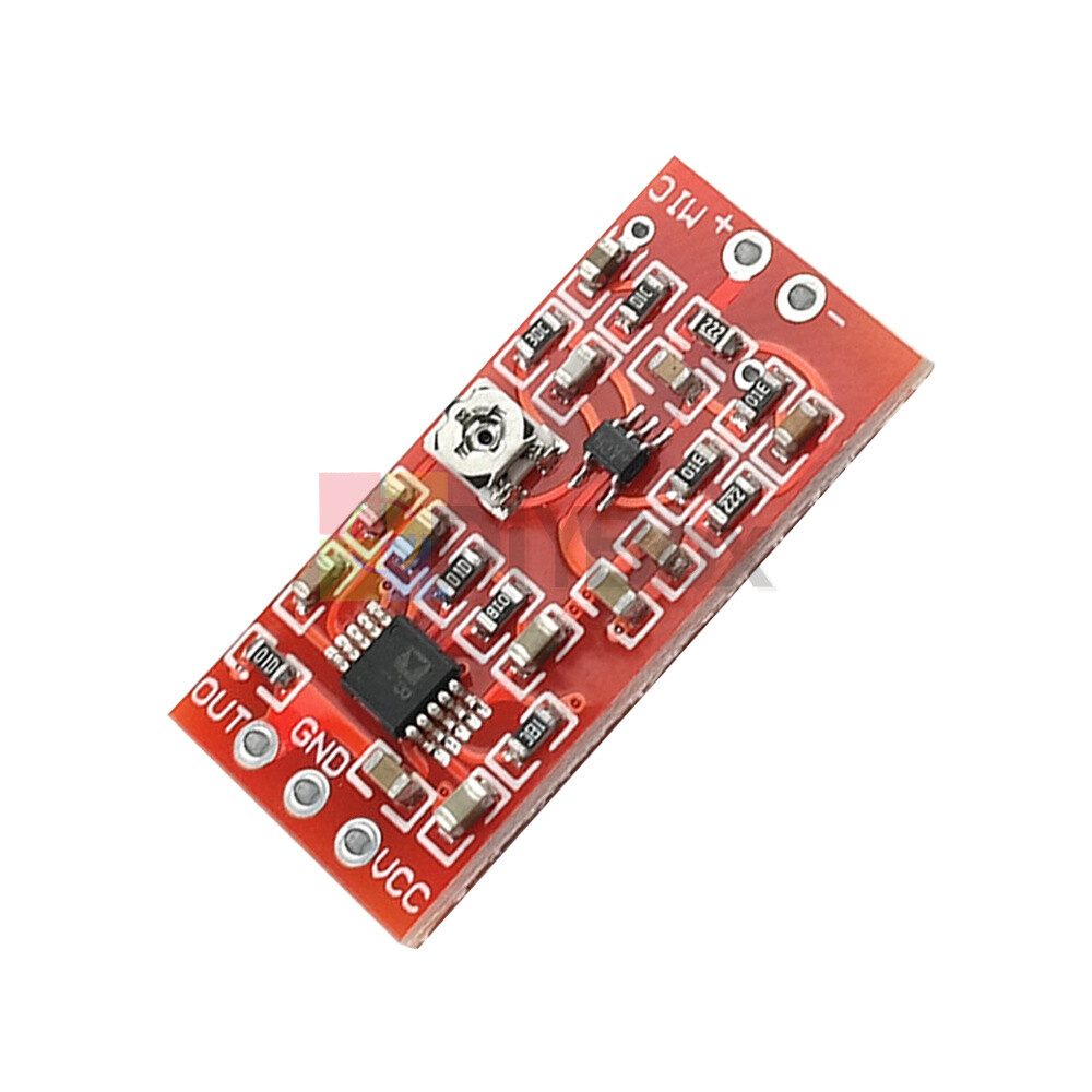 MAX4466 Electret Microphone Preamplifier Module With SSM2167 Voice ...