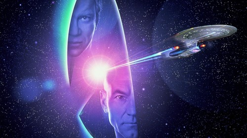 1994 Star Trek Generations Movie Poster 11X17 Picard Riker Data Worf ...