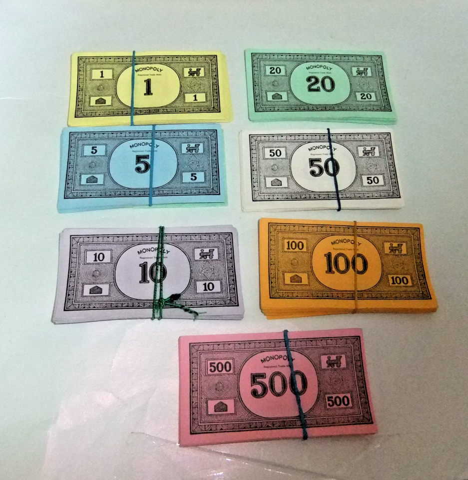 Monopoly Board Game Vintage Red Box Metal Pieces Complete in V.G.C ...