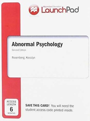 LaunchPad for - Printed Access Code, by Rosenberg Robin Kosslyn - New a ...