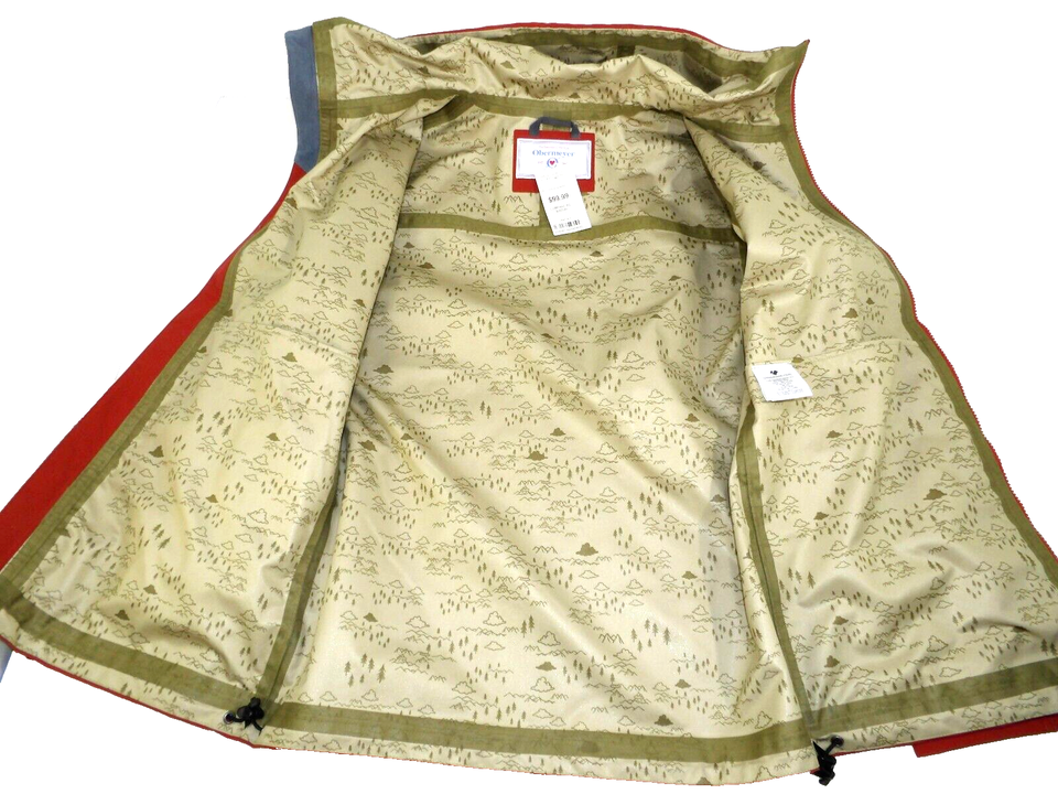 OBERMEYER No4 Shell Ski Jacket burnt orange color 100% nylon Men's size ...