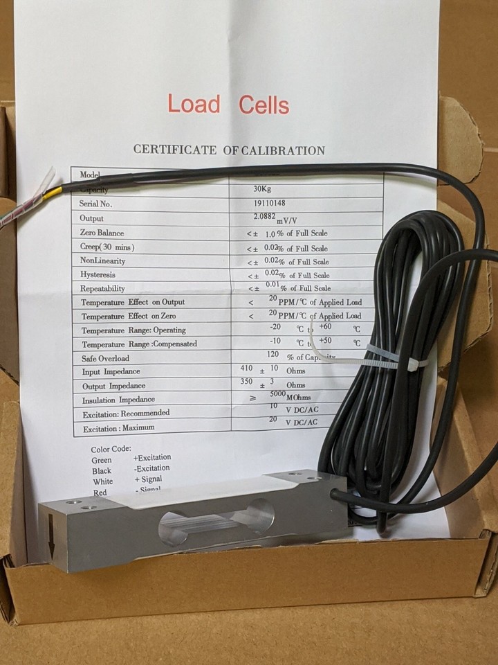 Tedea 1022-I-30kg Single Point Load Cell Interchange NEW | eBay