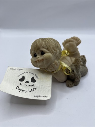 Quarry Kids Second Nature 2001 Rita and Roger Daydreamin Figure ...