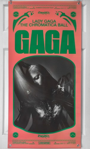 Lady Gaga "The Chromatica Ball" Vinyl Banner (100 x 50) Promo Poster ...