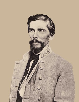 Civil War Confederate Major General Patrick Cleburne,COPY Portrait 8-1/ ...