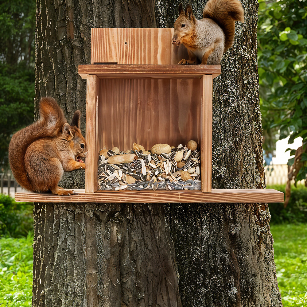 Squirrel Feeding Station