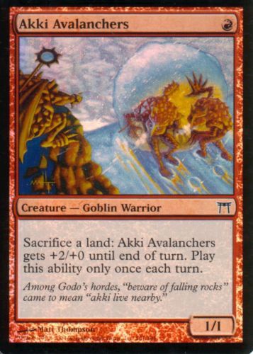 Akki Avalanchers x4 Champions CoK MtG NM | eBay