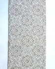 TAHARI Fully Beaded CENTERPIECE TABLE RUNNER Pearl Silver Elegance ...