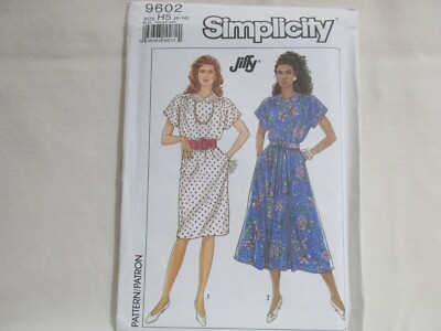 Simplicity Pattern 9602 Sizes 6-14 Misses Petite Dress 2 Variations ...